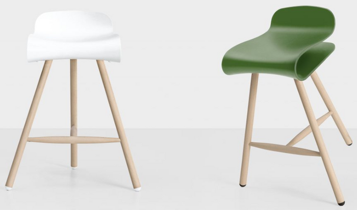 BCN Stool Wooden Base | Shop Kristalia at Modern Loft