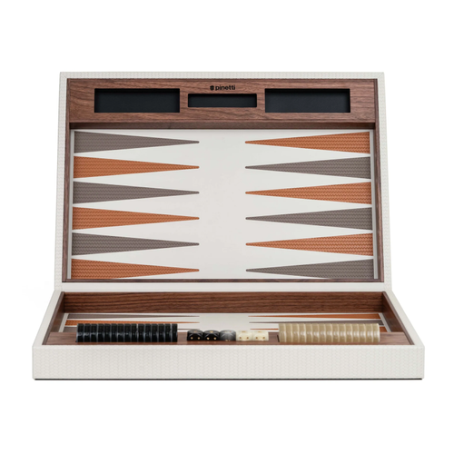 Pinetti Backgammon Set: Luxury Designer Game