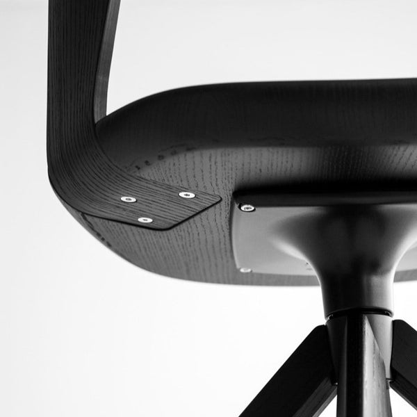 Arco Upholstered Swivel Chair: Luxury Designer Seating