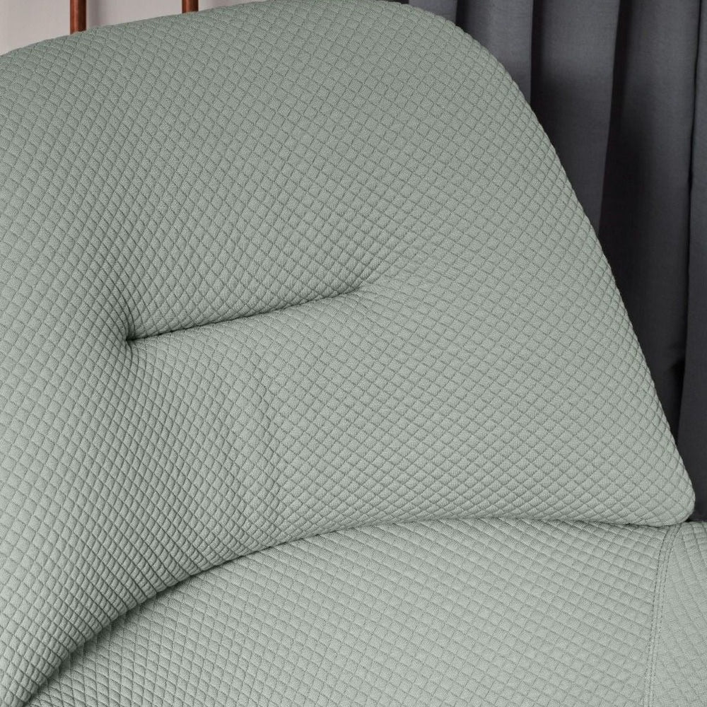 ULIS Upholstered Lounge Chair Oak Wood Base | Capdell